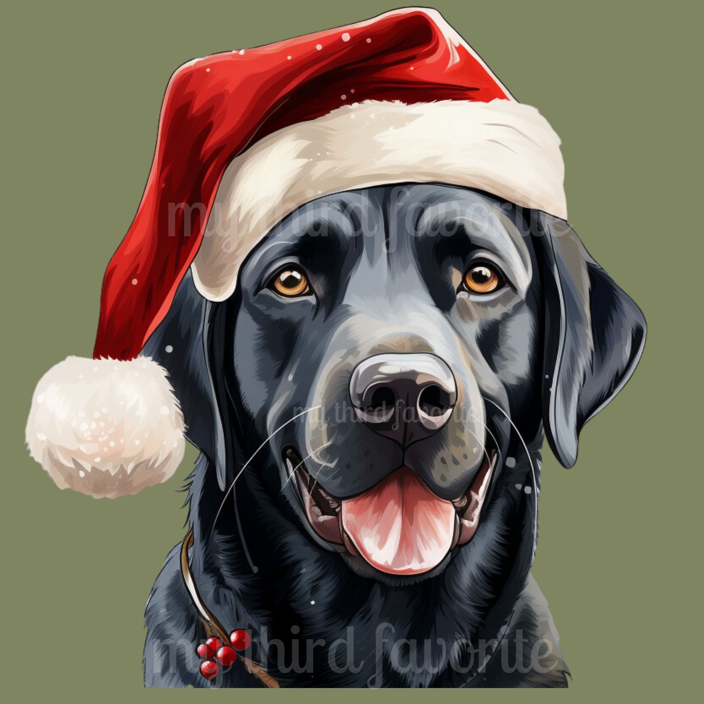 8 Adorable Labrador Holiday Images for Christmas, Labrador Retriever ...