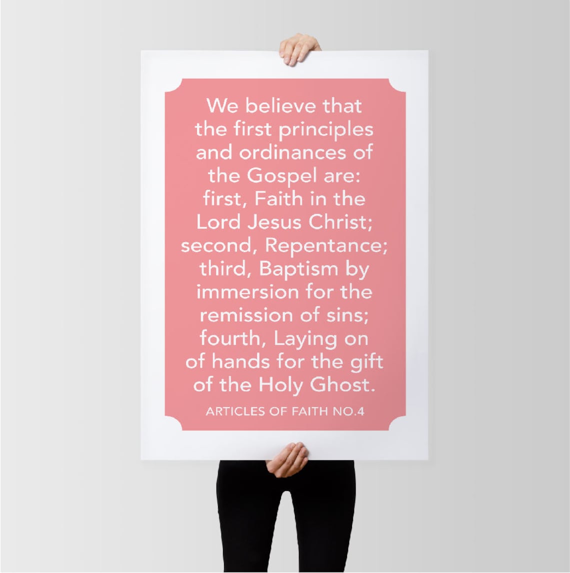Articles of Faith Printable Poster Size 24x36 LDS Instant Downloads by ...