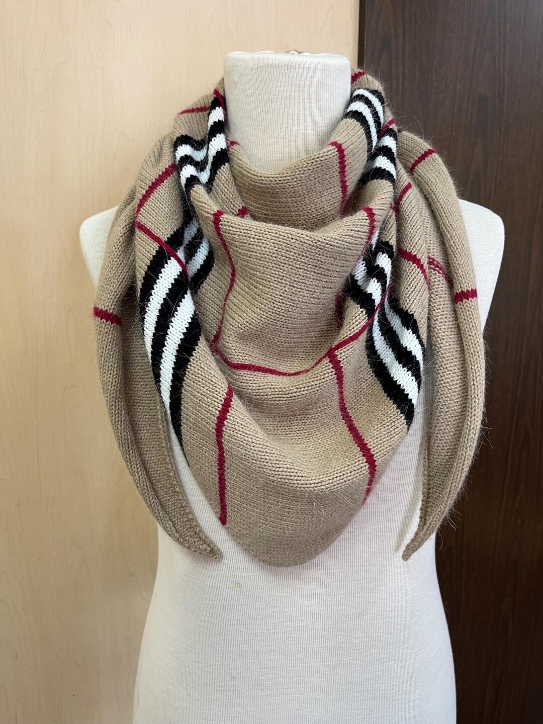 Handmade Shawl,warm,fashionable,soft Shawl Made of Angora (65x22 Inch ...