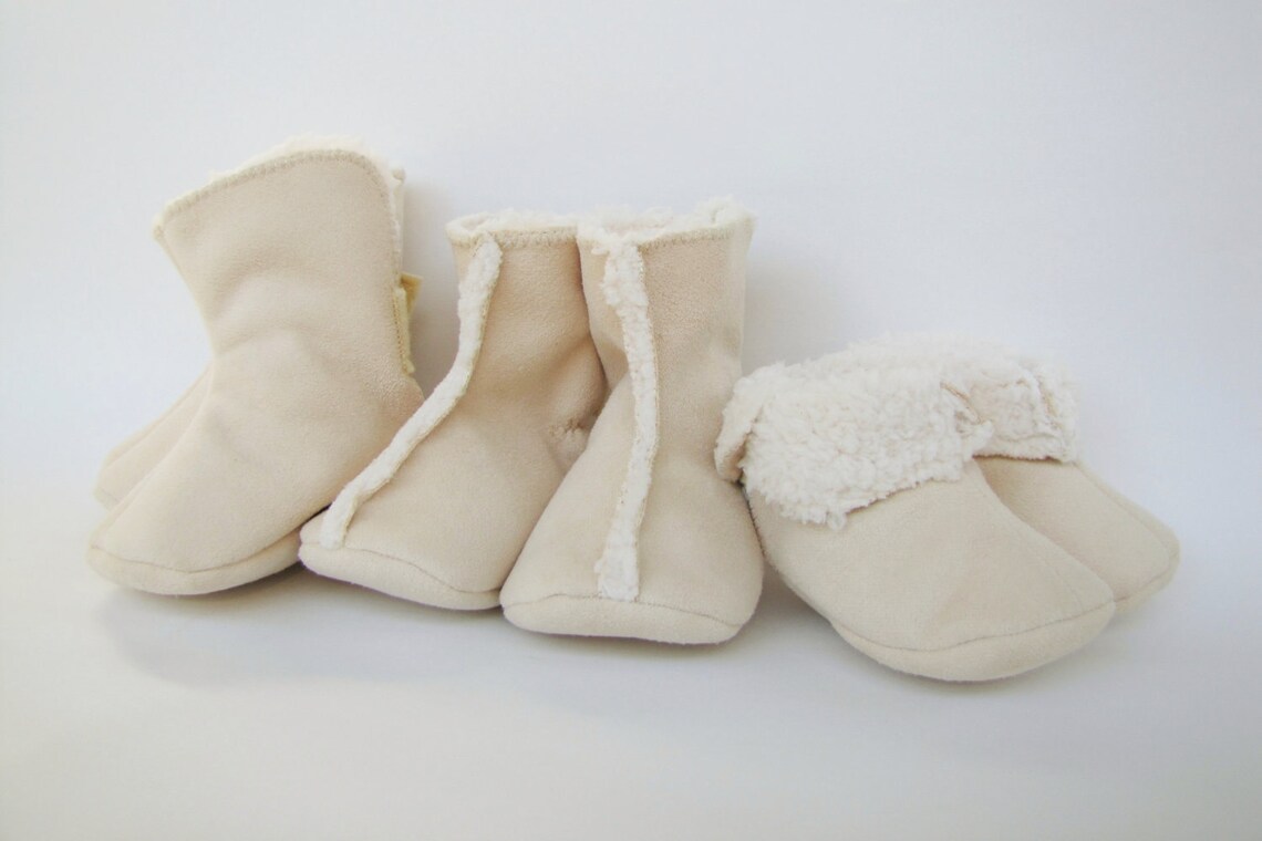 Baby Boot Pattern PDF / Sewing / Little Wraps 3 Piece Bootie Pattern - Etsy