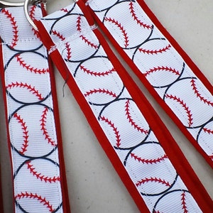 Baseball Keychain Wristlet - Etsy