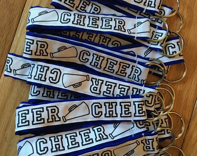 Cheer Keychain Wristlet. Cheerleader - Etsy