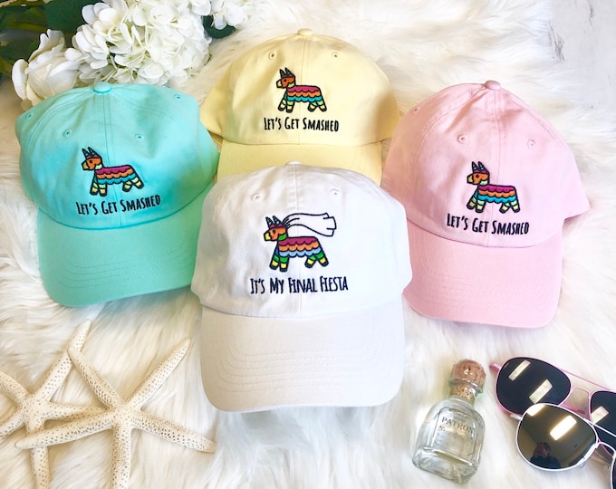 It's My Final Fiesta | Let's Get Smashed - Embroidered Bachelorette ...