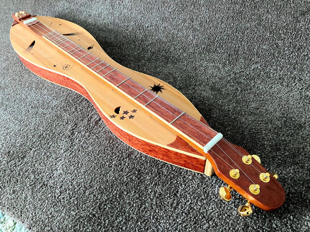 Allenwood String Instruments Exotic Bubinga Hourglass Mountain Dulcimer ...