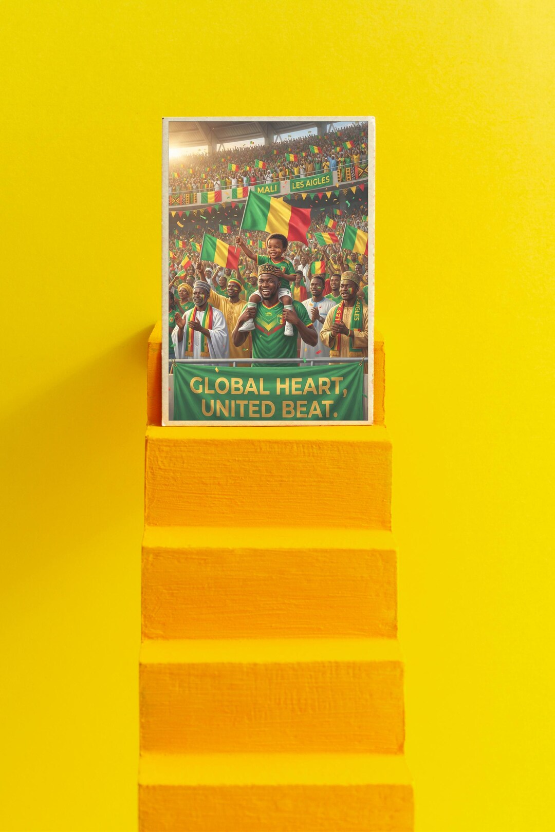Mali Father Son Soccer Digital Poster, Malian Football Fan Art - Etsy