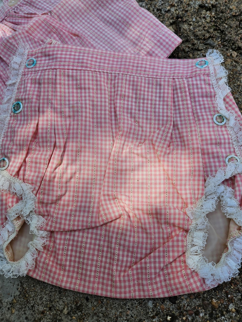 Vintage 1950s - 1960s Baby Girl Set, Bryan 2-piece Top and Bloomer ...
