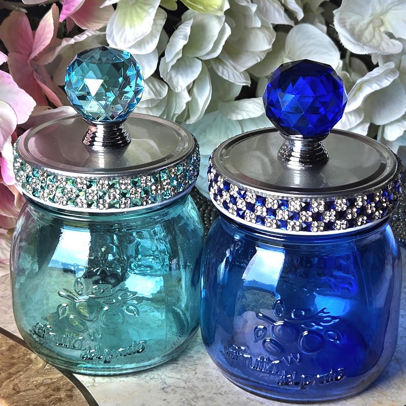 Cobalt Blue Jar - Etsy