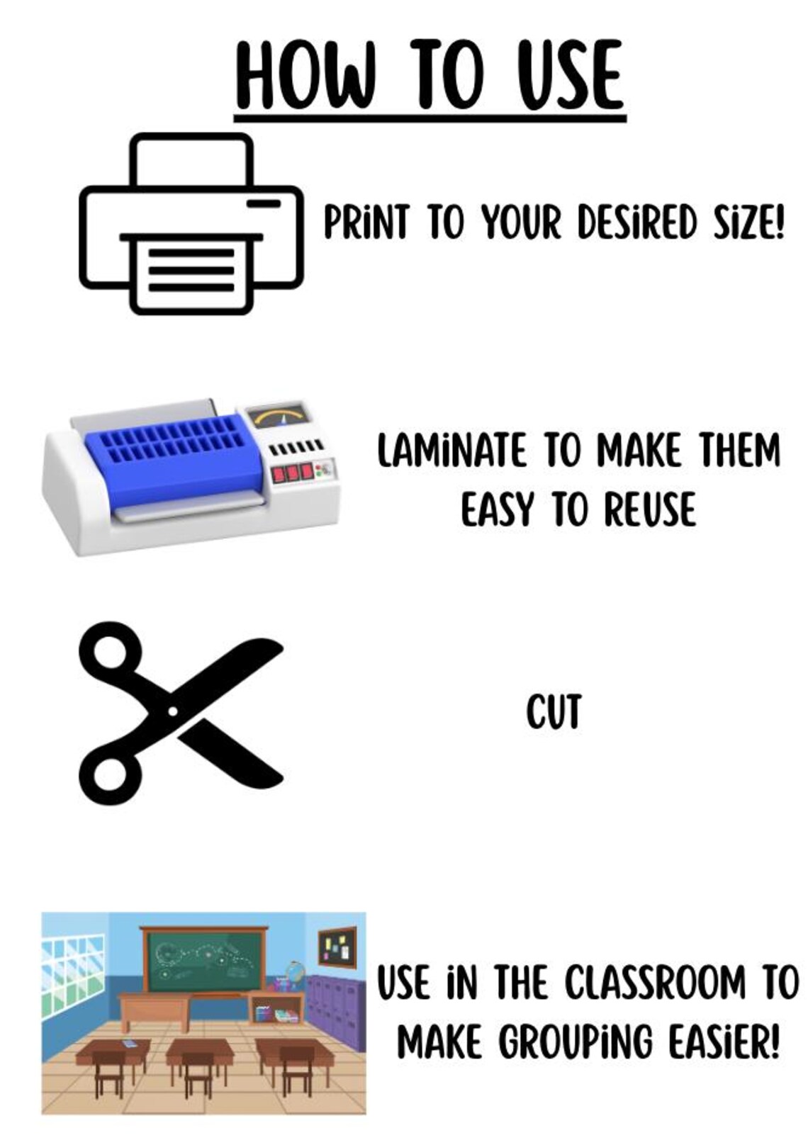 Buddy Match Cards – 22 Printable Classroom Pairing Sets | PDF Download ...