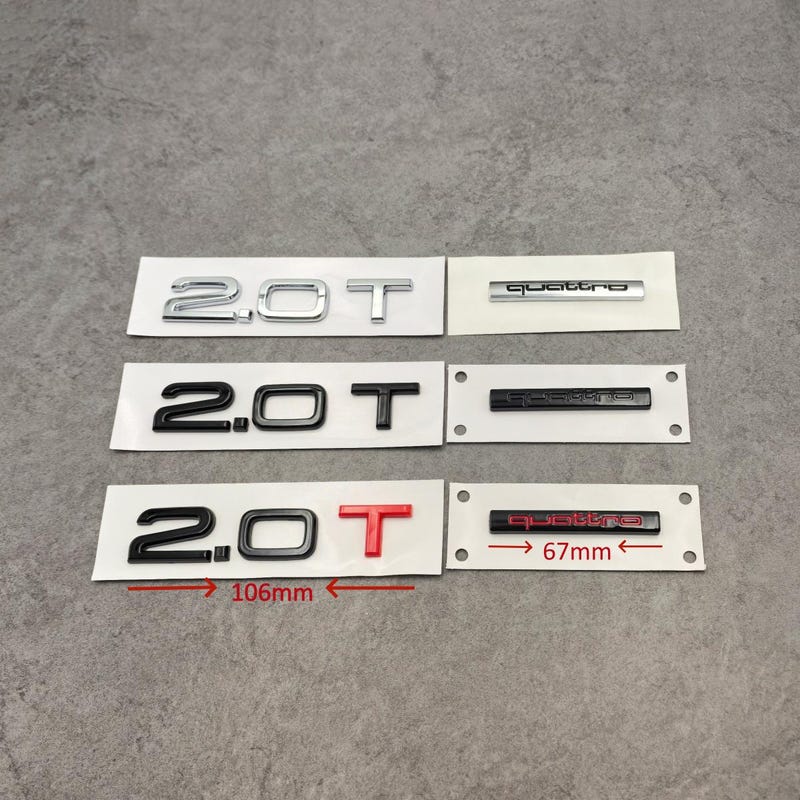 Audi 2.0t Badge - Etsy