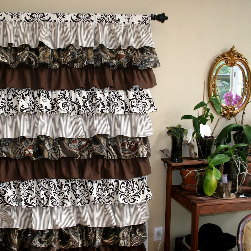 Ruffle Curtain - Etsy