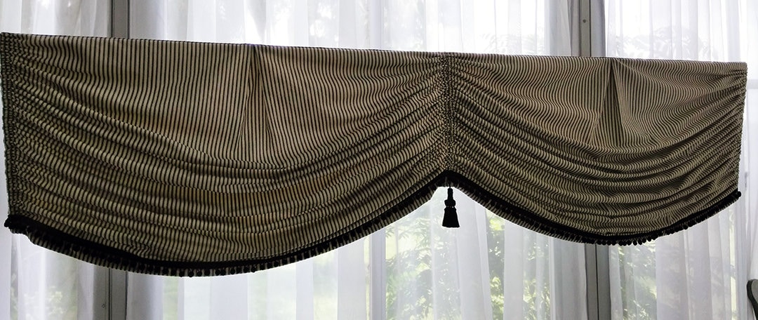 Gathered/Austrian Valance and Panels Custom Made Starting at: | Etsy