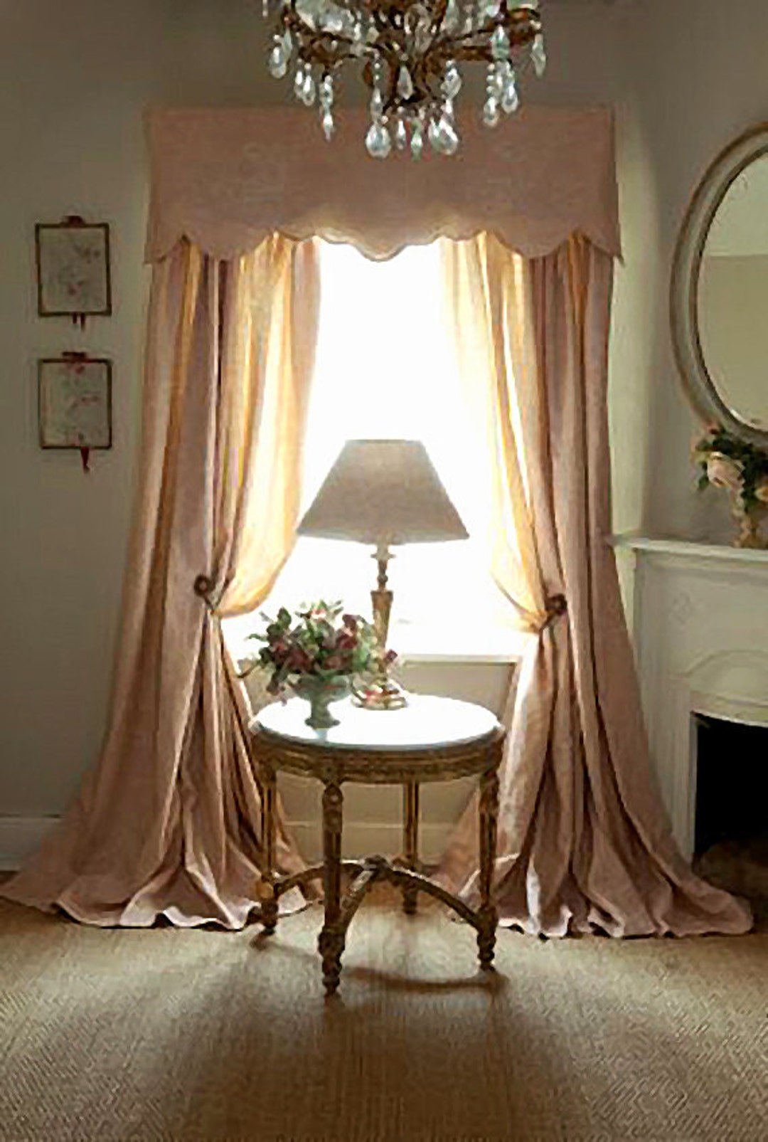 Soft Shaped Window Treatment Custom Made Starting At: - Etsy