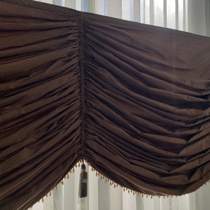 Gathered/austrian Valance and Panels Custom Made Starting At: - Etsy