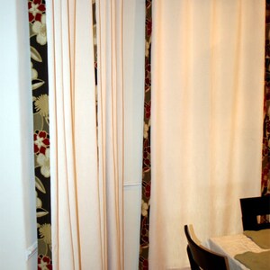 Drapery Panels With Solid Band Trim Starting At: - Etsy