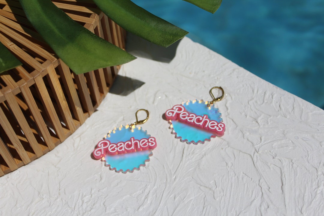 Custom Malibu Name Dangling Earrings // Barbie - Etsy