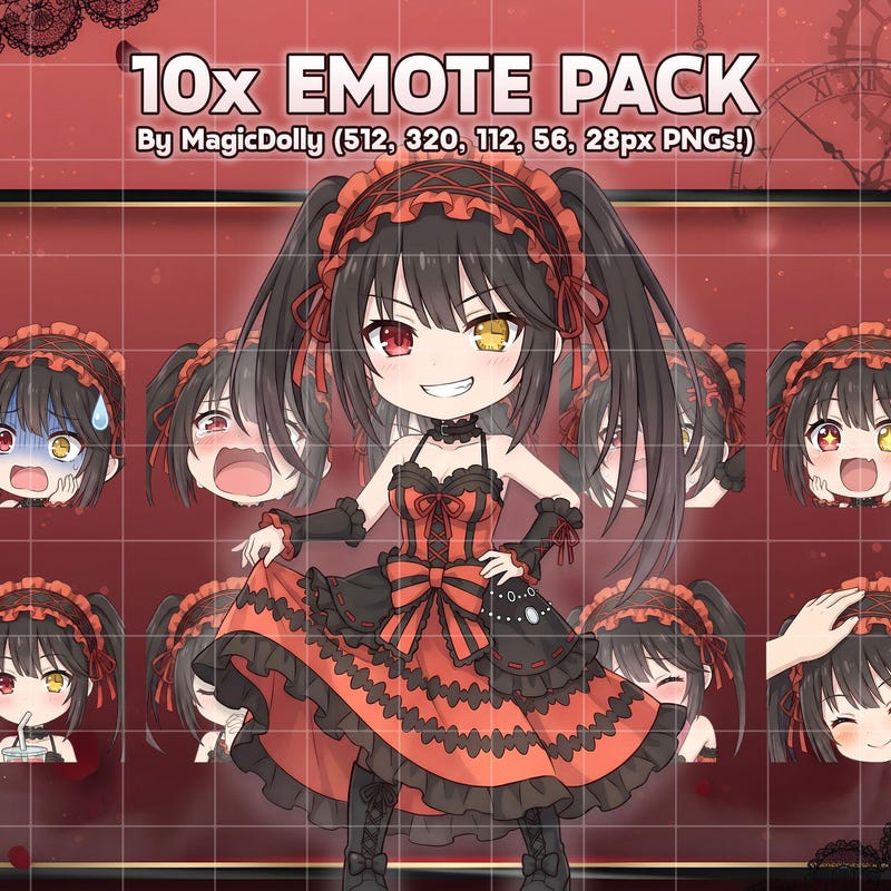 Kurumi Drawing - Etsy