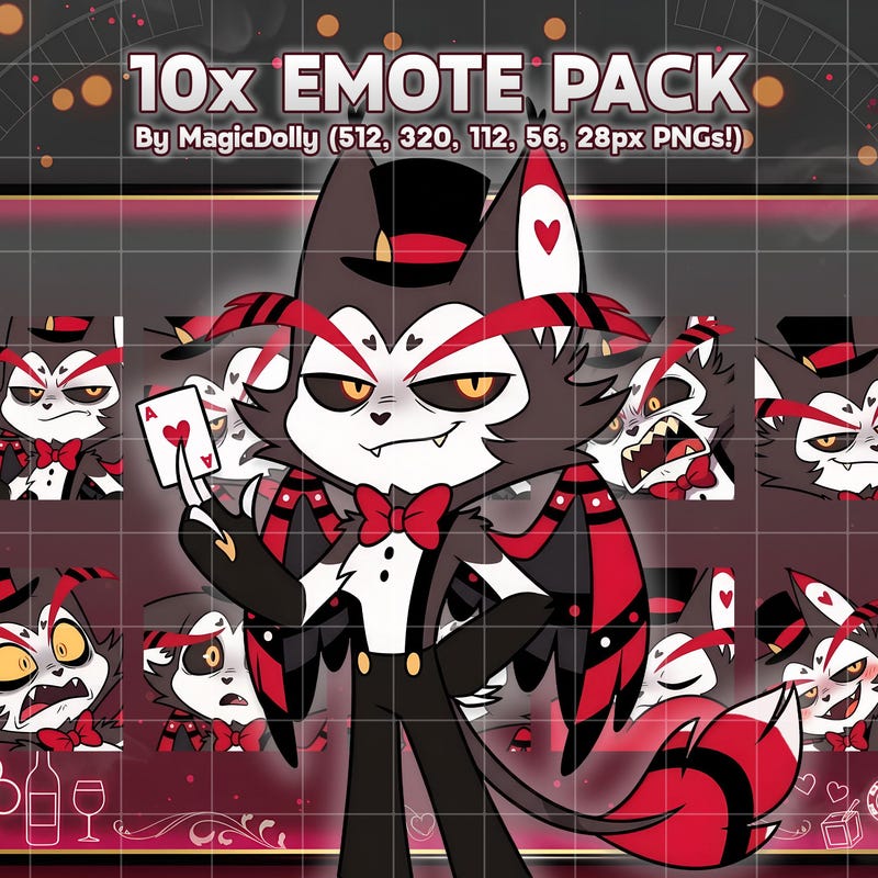 Hazbin Husk - Etsy UK