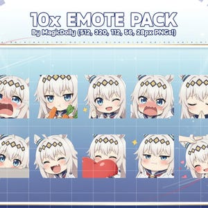 Oguri Cap Chibi Emotes, Umamusume Stickers, Anime Emoji (digital ...