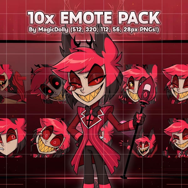 Alastor Vox Stickers - Etsy