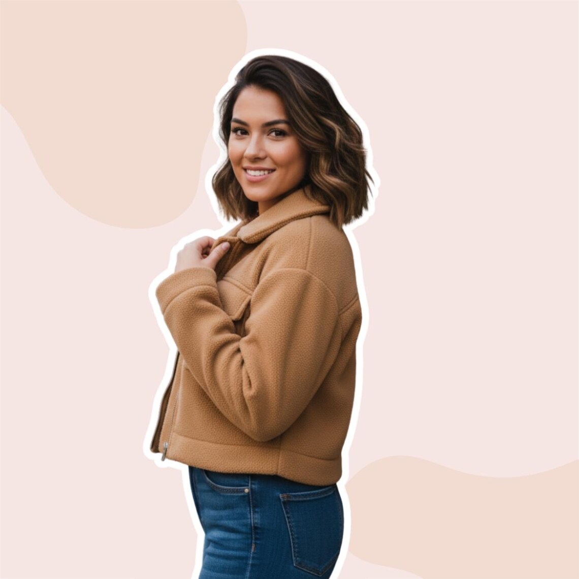 Cropped Boxy Jacket Sewing Pattern for Women (PDF Download) - Etsy