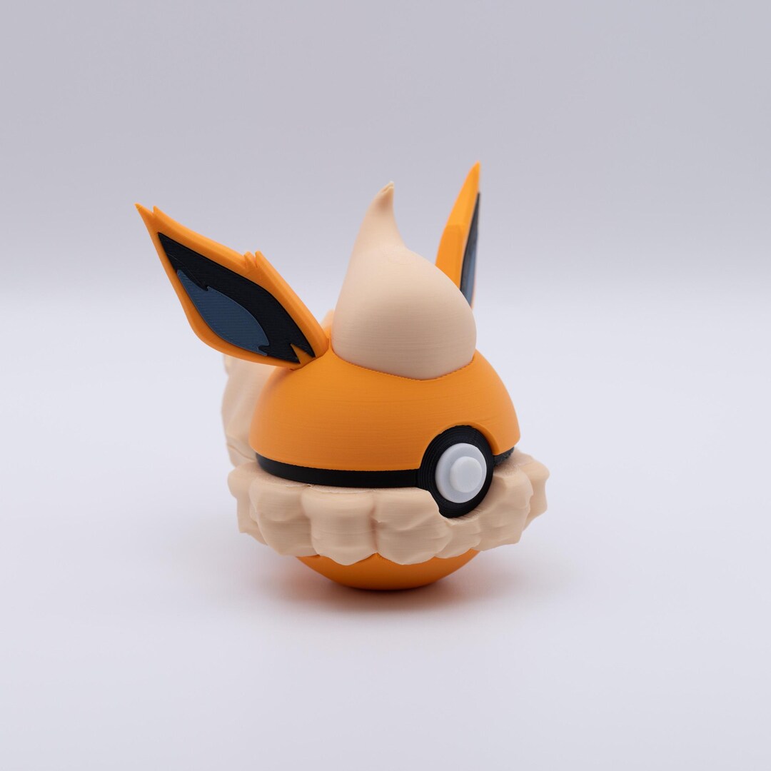 Flareon - 3D Printed Pokémon Ball - Etsy