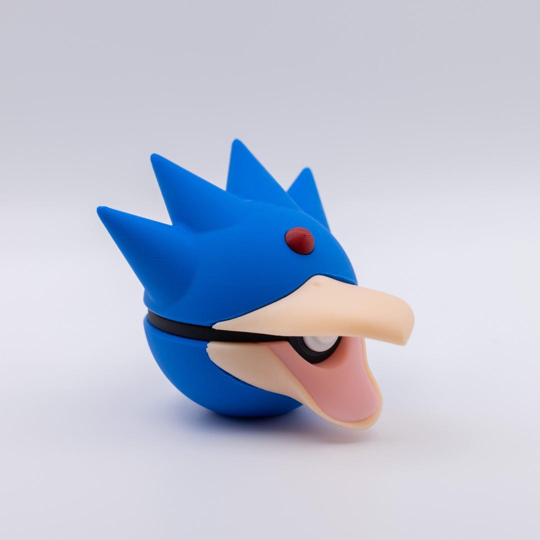 Golduck - 3D Printed Pokémon Ball - Etsy
