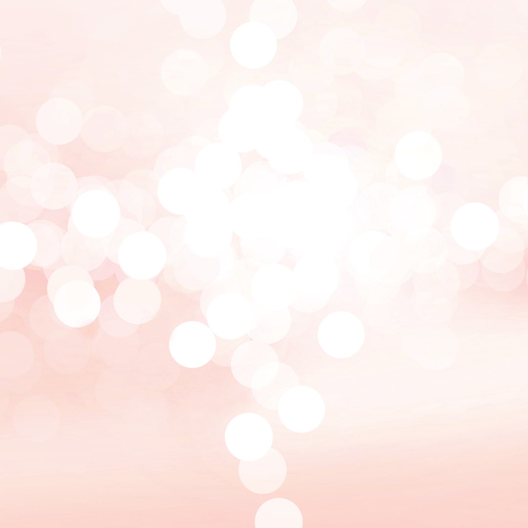 Blush Shimmer Bokeh Effect Background 12" X 12" Wedding Diy - Etsy