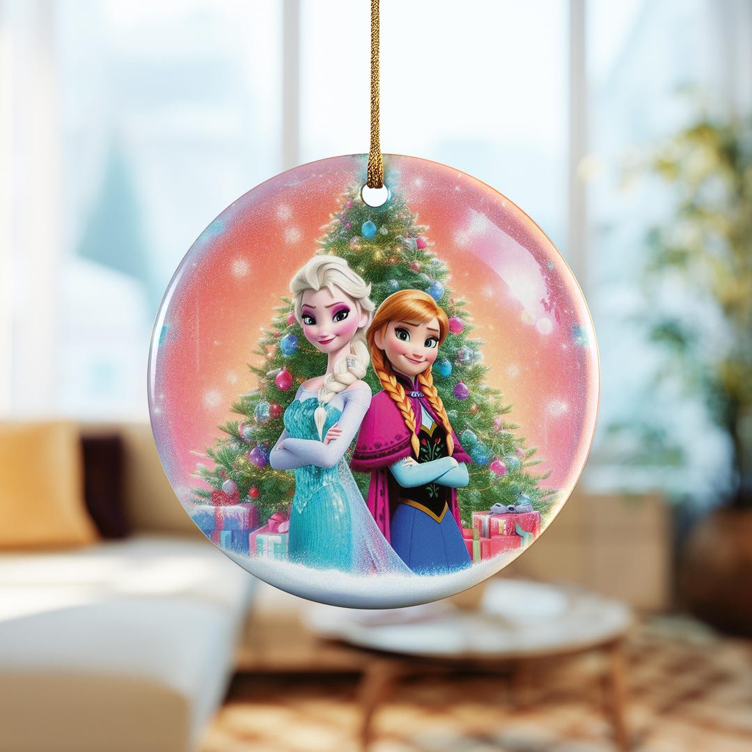 Elsa Christmas Ornament, Disney Princess Tree Decoration, Gift for ...