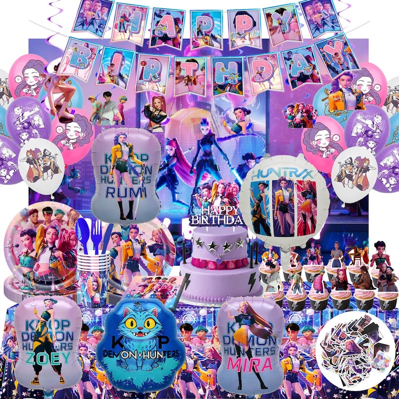 K Pop Party Tablecloth - Etsy