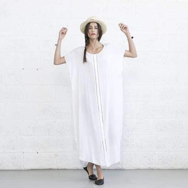 White Kaftan - Etsy