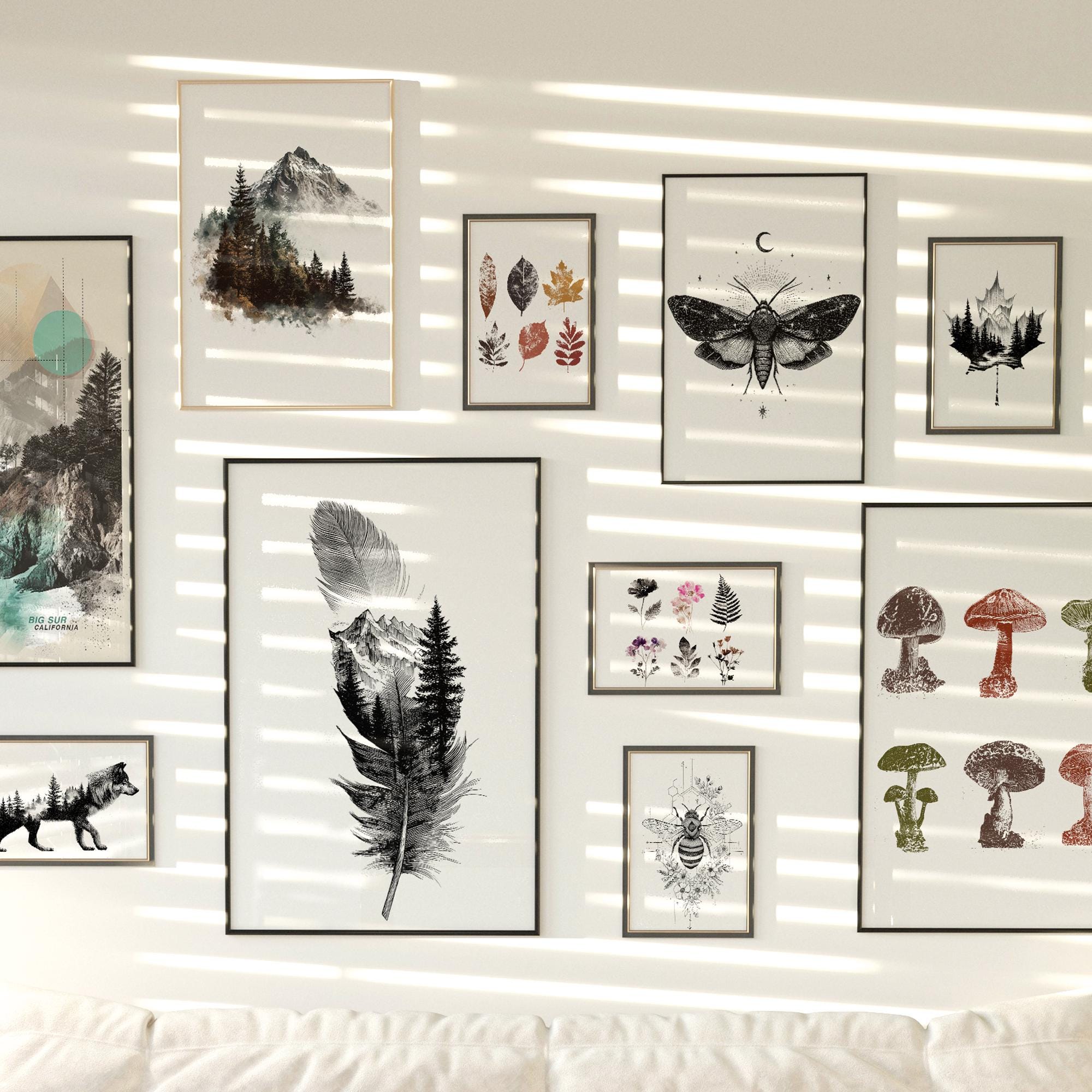 Moon and Crow Sticker | Die-cut Vinyl Decals | Nature Themed Stickers, Waterproof Outdoor Gear ...