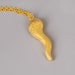 Gold Necklace, Gold Charm Necklace, Gold Pendant Necklace, Long Gold ...
