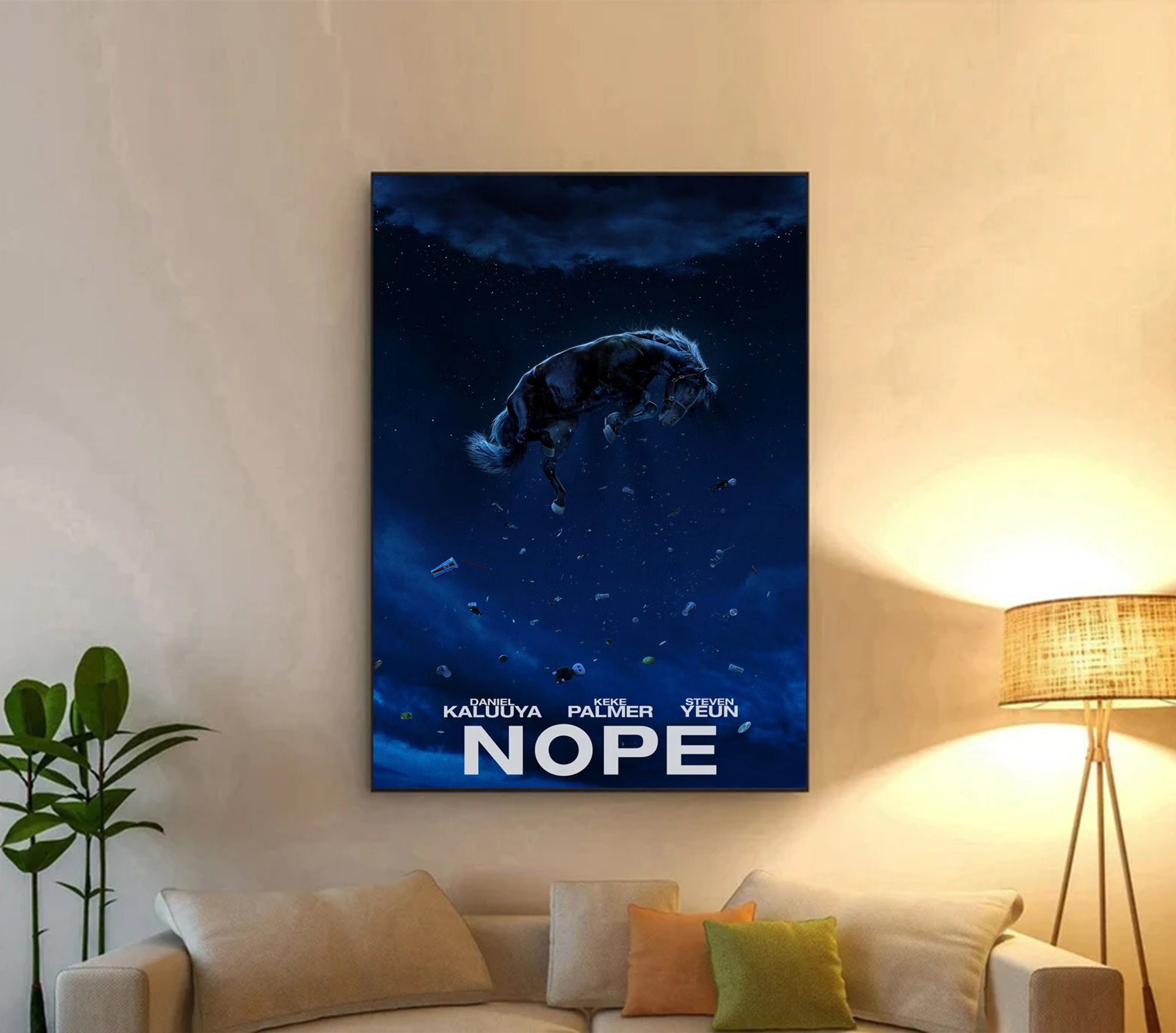 NOPE Jordan Peele Movie Poster, Nope 2022 Movie Poster, Nope Movie ...