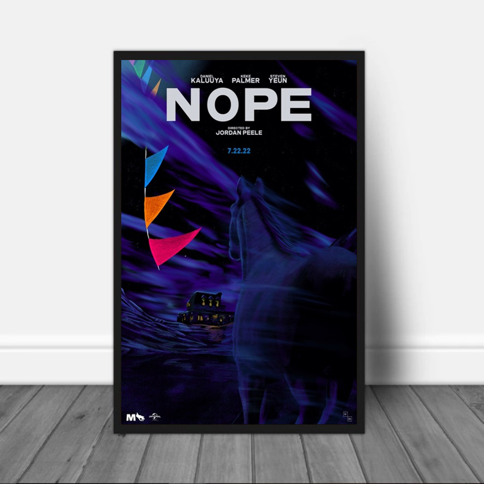 NOPE Jordan Peele Movie Poster, Nope 2022 Movie Poster, Nope Movie ...
