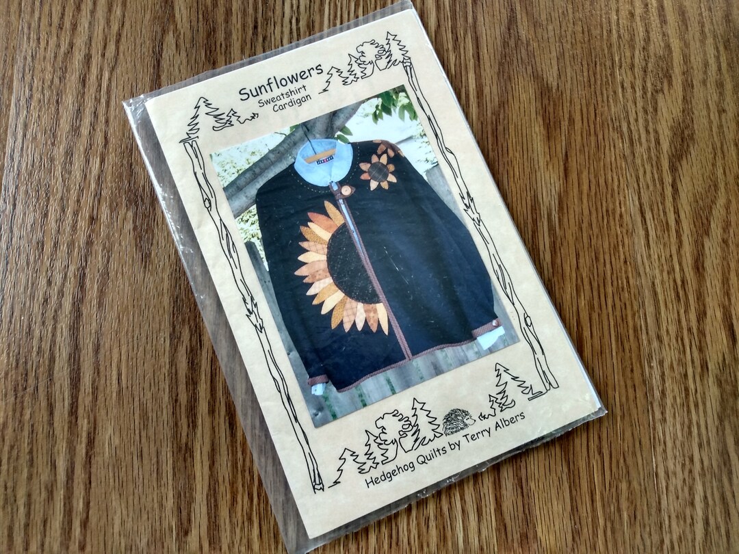 Sunflowers Applique Sewing Pattern by Hedgehog Quilts UNCUT - Etsy