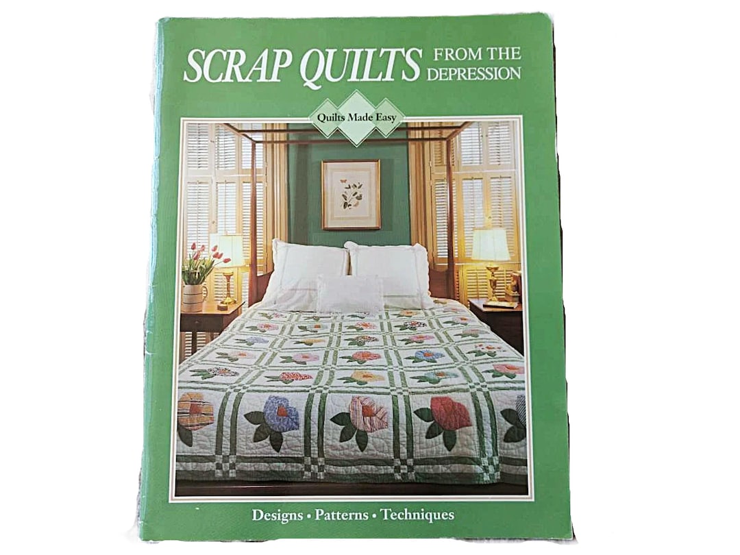 Scrap Quilts From the Depression Era Quilting Pattern Book Retro ...