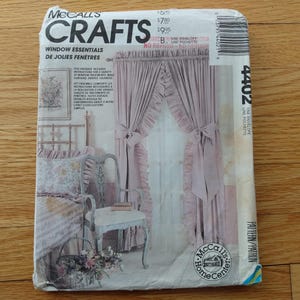 Curtains Sewing Pattern Drapes Valances Mccalls 4402 DIY Window ...