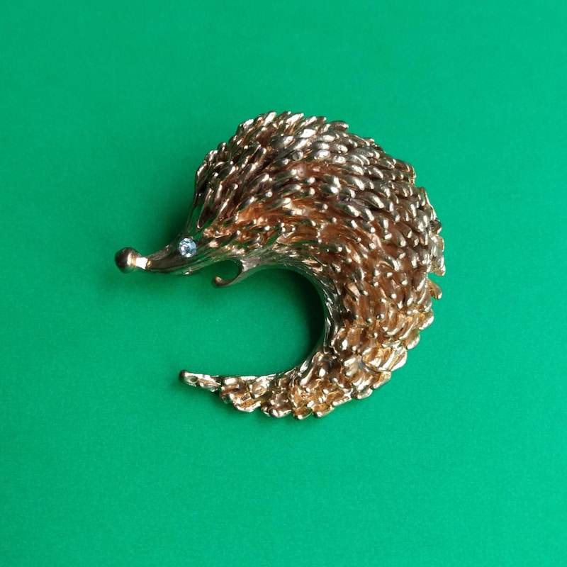 Hedgehog Brooches - Etsy