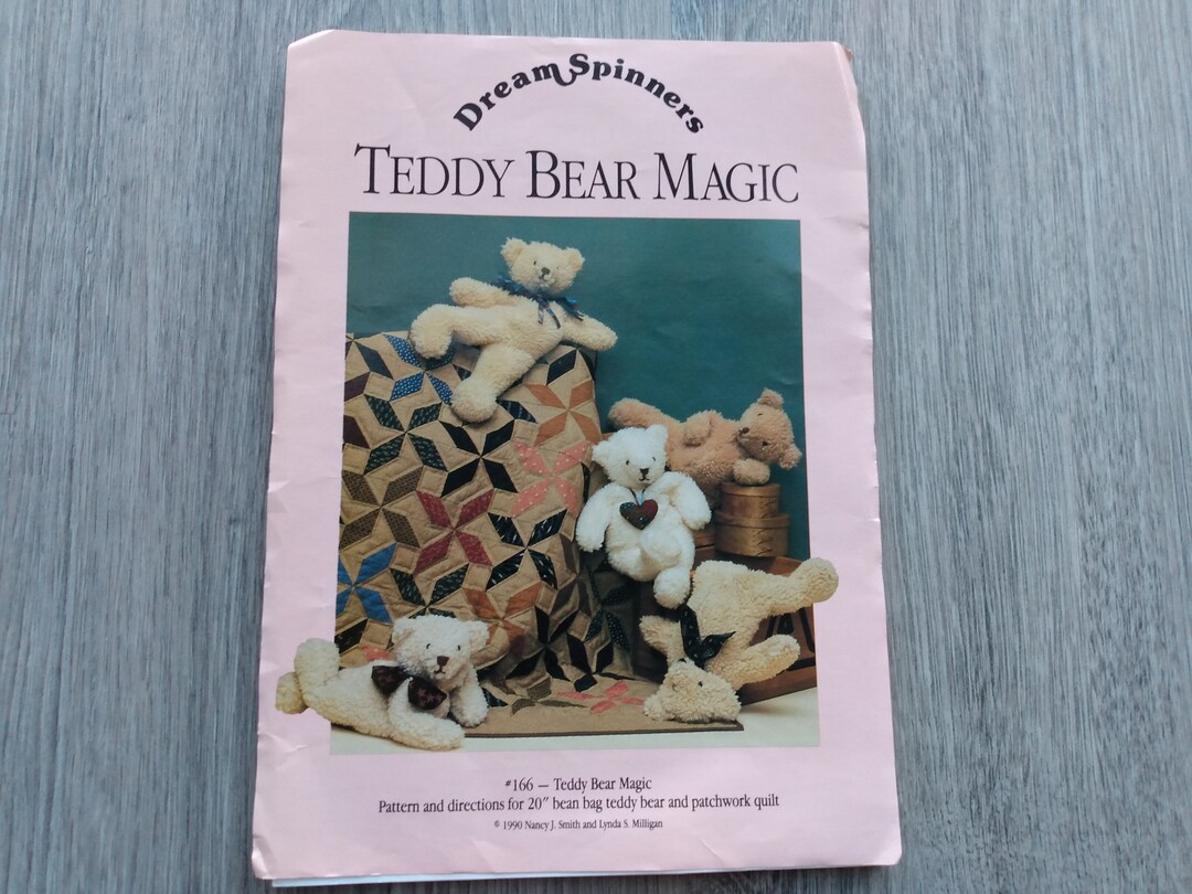 20 Teddy Bear & 46 X 58 Blades Quilt Pattern Dream Spinners Vintage - Etsy