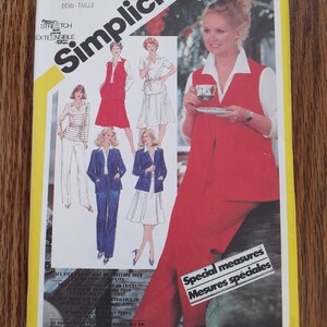 Pants Skirt Top Vest Sewing Pattern PLUS SIZE 20-24 Stretch Knit ...