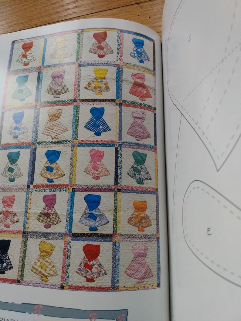 Vintage Scrap Quilt Sewing Pattern Book Quilting Strip Pieced Applique ...