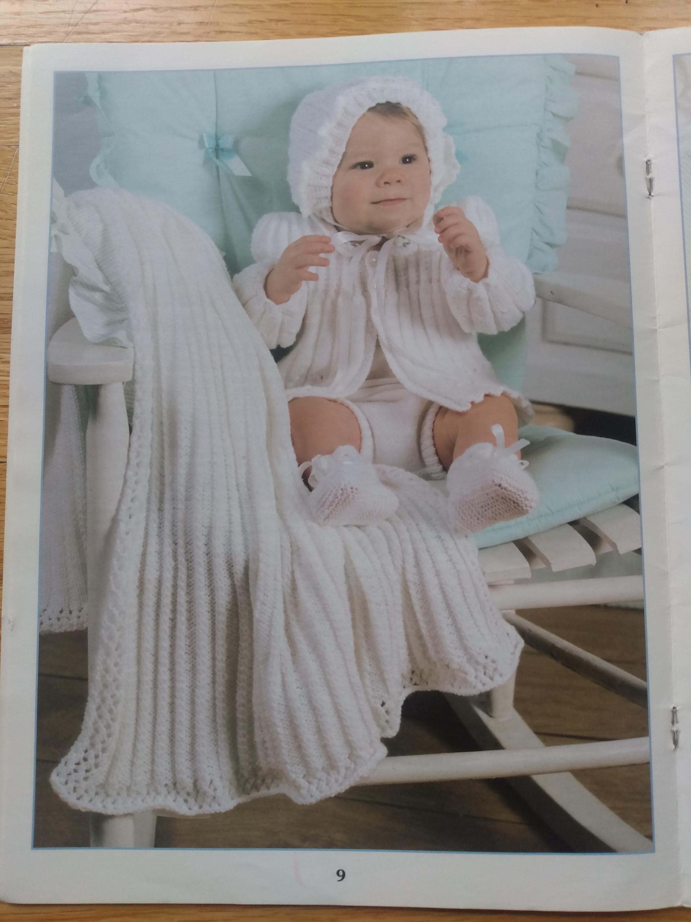 Vintage Baby Layettes Knitting Pattern Book Infants Boys Girls Blankets ...
