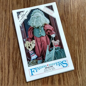 15 Santa Doll Sewing Pattern DIY Country Prairie Pioneer Christmas ...