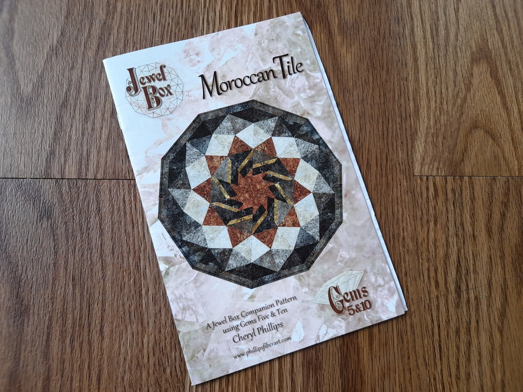 Decagon Round Quilting Pattern - A Jewel Box Companion Pattern by ...