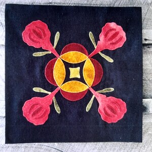 Baltimore Bride Quilt Sewing Pattern BLOCK 5 Starburst by Lake View ...