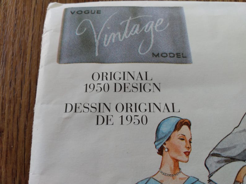 Vintage 50s Dress & Jacket Sewing Pattern Size 6 8 10 UNCUT Vogue 2402 ...