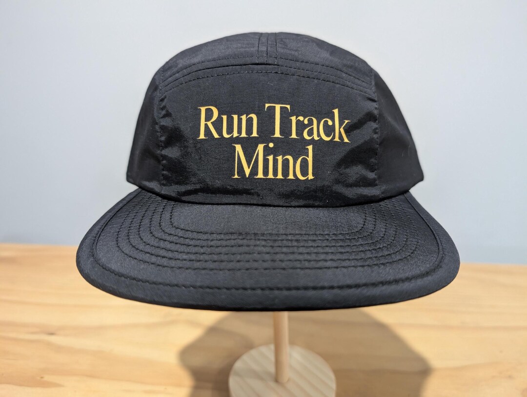 Retro Running Hat – Recycled Nylon 5 Panel Cap – Vintage Style Run ...