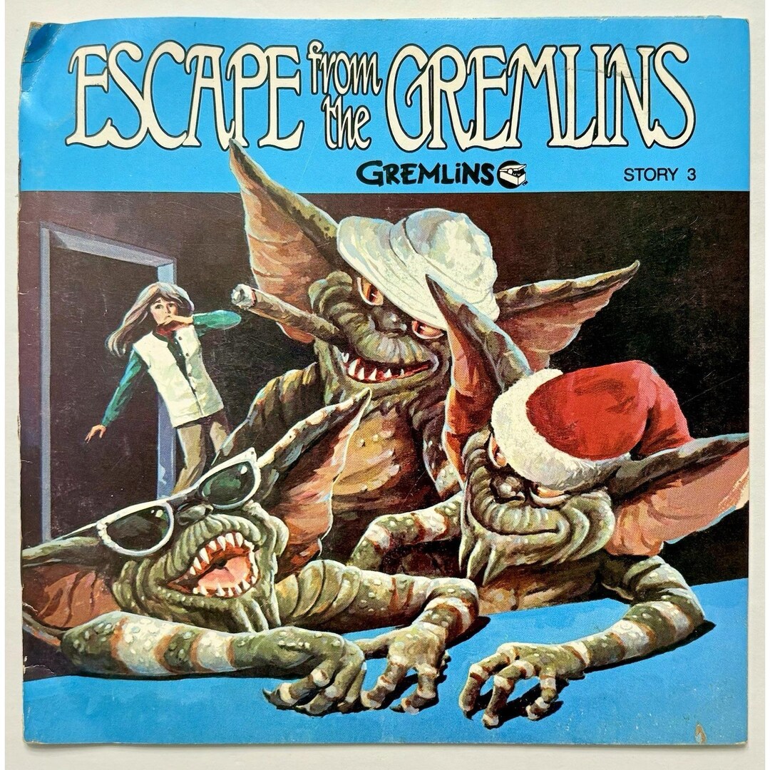 Gremlins: Escape From the Gremlins - Story 3 - 7" Vinyl Record and Book ...