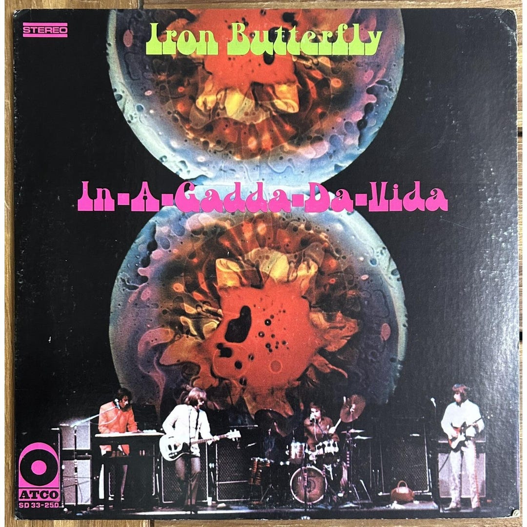 Iron Butterfly - in A Gadda Da Vida - Vinyl LP - ATCO Yellow Label SD ...
