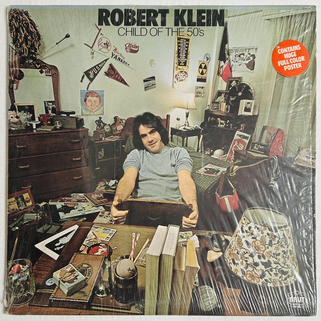 Robert Klein - Child of the 50's - Brut Vinyl LP With Poster and Insert - Etsy